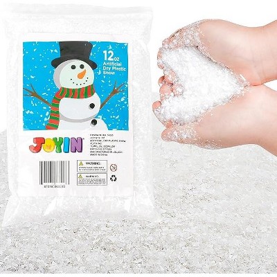 Joyin 12 Oz Artificial Snow, 320g Plastic Fake Snowflakes For Christmas ...