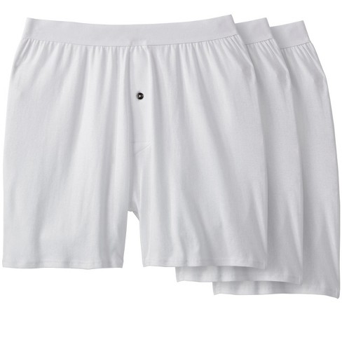Kingsize Men's Big & Tall Cotton Boxers 3-pack - 9xl, White : Target