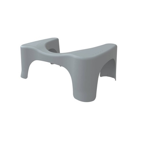 7" Curve Toilet Stool Gray - Squatty Potty : Target