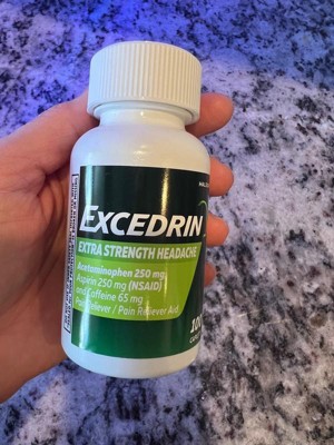 Excedrin Extra Strength Pain Reliever Caplets - Acetaminophen/aspirin ...