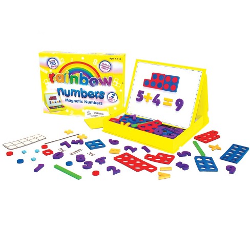 Junior Learning Rainbow Numbers Magnetic Numbers, 155 Pieces : Target