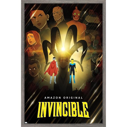 Trends International Invincible - Gold One Sheet Framed Wall Poster ...