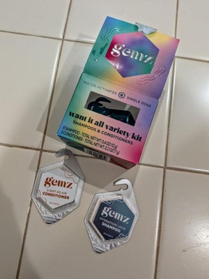 gemz Shampoo and Conditioner Want it All Variety Kit, Color Safe - 11ct ...