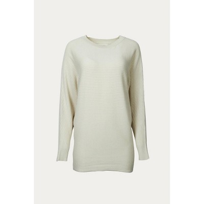 Women's Ribbed Cotton-blend Oversized Sweater - By Together : Target
