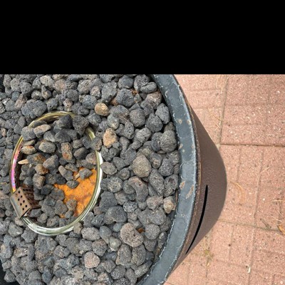 Round Metal Fire Column - Black - Threshold™ : Target