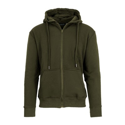 Blue Ice Apparel Men's Fleece-lined Full-zip Hoodie - Black, X-large ...