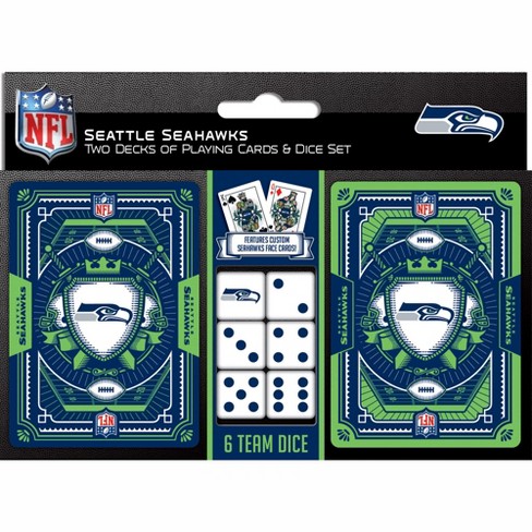 Masterpieces Officially Licensed Nfl Seattle Seahawks 2-pack Playing ...
