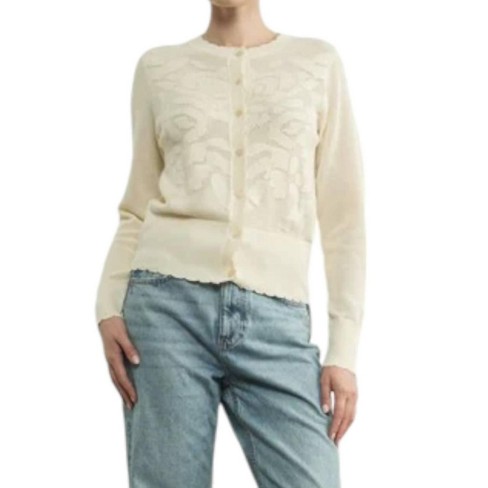 Women's Flower Pattern Cardigan - Aaron & Amber S : Target