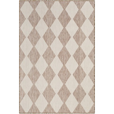 Nourison Positano Retro Diamond Flatweave Indoor Outdoor Low Pile Area ...