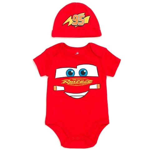 Disney Cars Lightning Mcqueen Newborn Baby Boys Cosplay Bodysuit And ...
