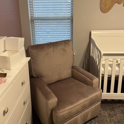 Baby Relax Addison Swivel Gliding Recliner - Gray : Target