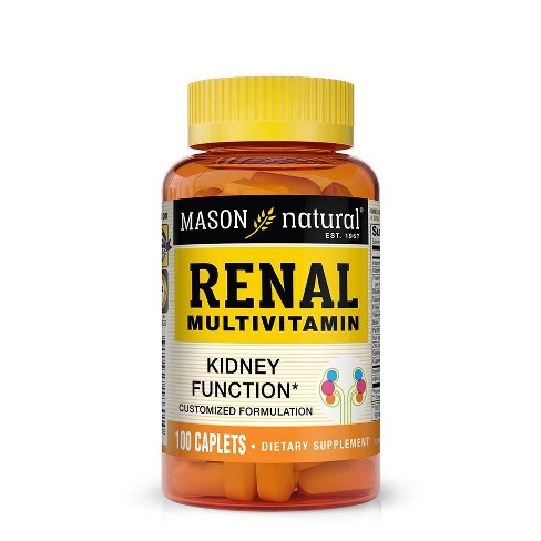 Mason Natural Renal Multivitamin Caplets - 100ct : Target