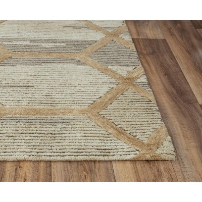 Alora Decor Honey Neutral 7'6"x9'6" Hand-tufted Rug- 001101 : Target