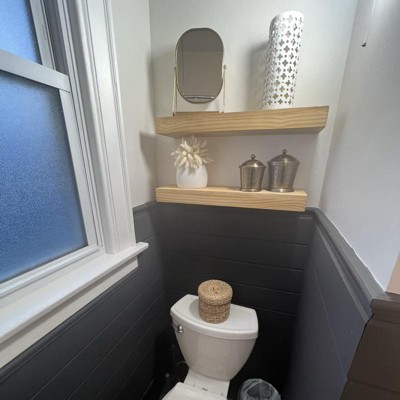 24" Floating Wood Shelf - Threshold™ : Target