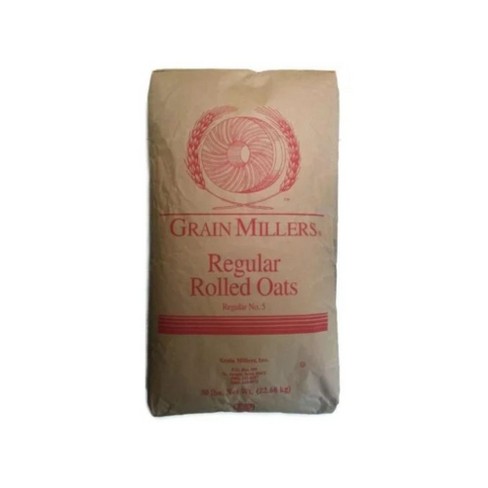 Grain Millers Organic Regular Rolled Oats - 50 Lb : Target