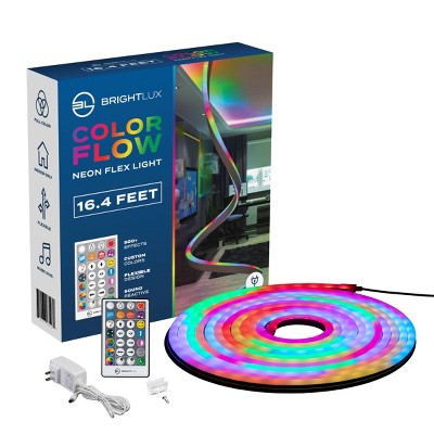 Brightlux 16.4' Color Flow Neon Flex Light : Target