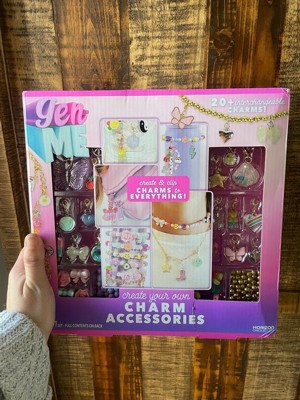 GenMe Build Your Own Charm Accessories Set Jewelry Kit: Includes Cord ...