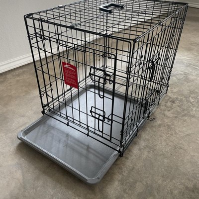 Wire Collapsible Dog Crate - Black - Boots & Barkley™ : Target