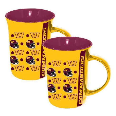 Nfl Washington Commanders Line Up 2pk Mug - 15oz : Target