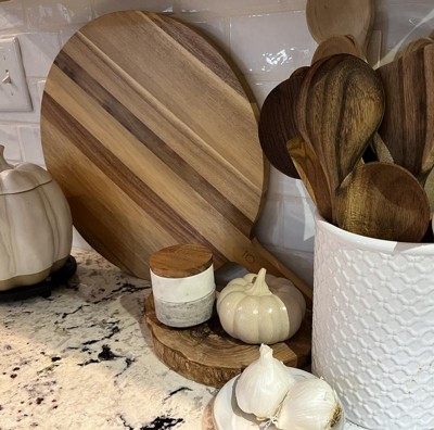 3pc Marble Stacking Salt & Pepper Cellar White/warm Gray - Hearth ...