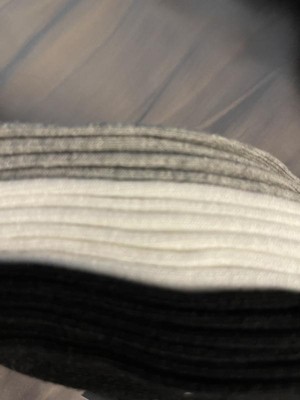 Women's Ribbed 8pk Ankle Socks - Dealworthy™ White/heather Gray/black 4 ...