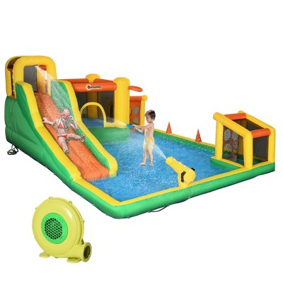 Sportsstuff 58-1015 Funstation 10' Pvc Inflatable Water Trampoline Kids ...
