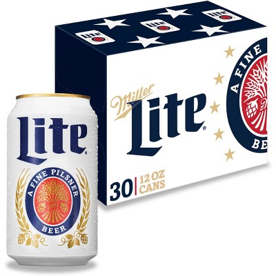 Miller Lite Beer - 30pk/12 Fl Oz Cans : Target