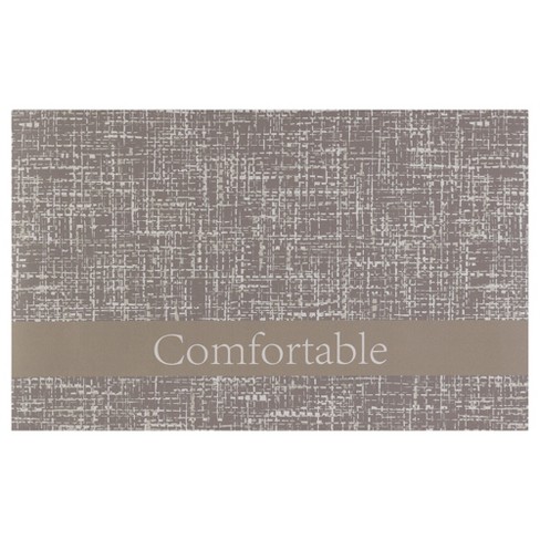 Unique Bargains Letter Pattern Waterproof Anti Slip Comfort Standing ...