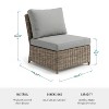 Martha Stewart Lily Pond Indoor-Outdoor Modular Patio Sectional Sofa ...