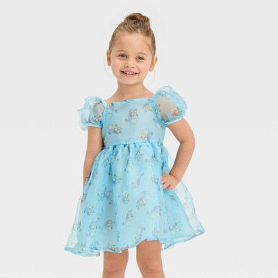 Bluey Bingo Toddler Girls Tulle Dress Pink 2t : Target