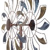 Sunnydaze Metallic Pinwheel Powder-coated Iron Wind Spinner - 84.5” H ...