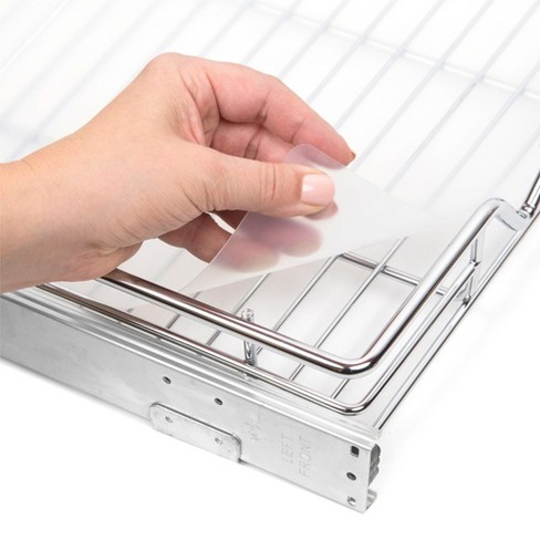 Hold N’ Storage - Hard Plastic Shelf Liner For Pull Out Shelf, - Clear ...
