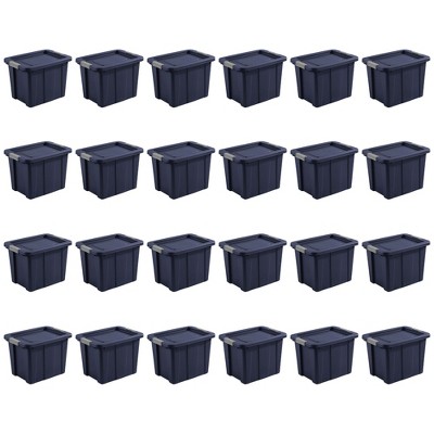 Sterilite Tuff1 18 Gallon Plastic Stackable Basement, Garage, Attic ...