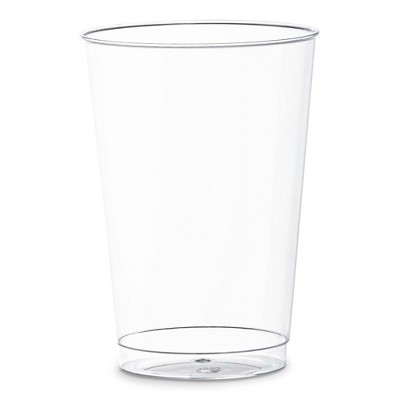 Smarty Had A Party 3.5 Oz. Clear Square Disposable Plastic Mini Cups ...