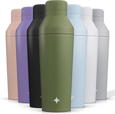 Joyjolt Vacuum Insulated Cocktail Protein Shaker - 20 Oz Shaker Cup ...