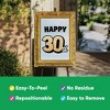 Big Dot of Happiness Gold 30th Birthday BackdropDecals, Removable Vinyl ...