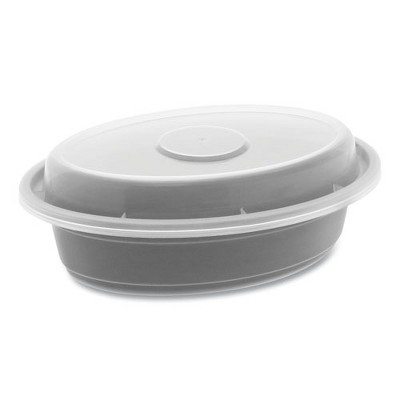 Pactiv Evergreen Newspring Versatainer Microwavable Containers, Oval, 8 ...