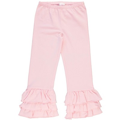 Rufflebutts Girls Ruffle Flare Pants - Pink, 5 : Target