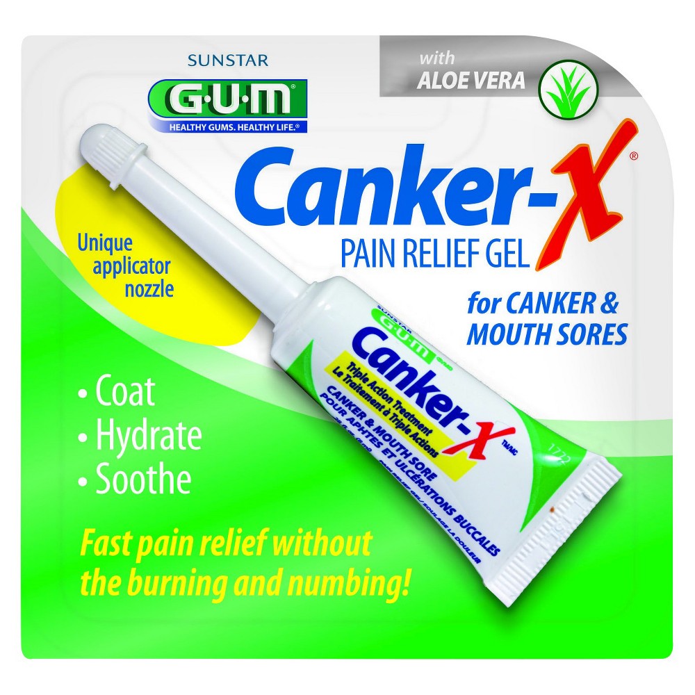 UPC 070942306607 - GUM Canker-X Pain Relief Gel With Aloe Vera ...