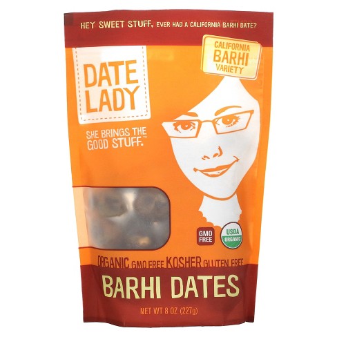 Date Lady Organic Barhi Dates, 8 Oz (227 G) : Target