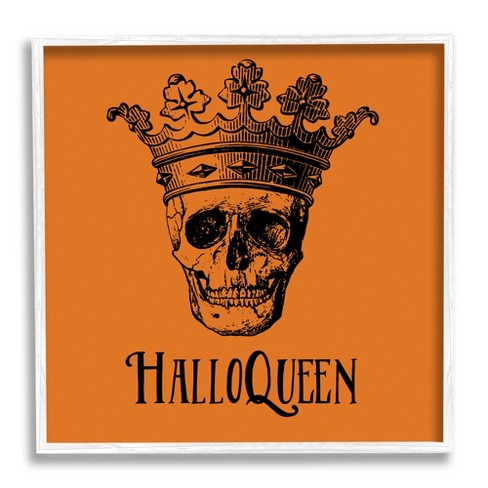 Stupell Industries Halloqueen Skull In Crown, 24'' X 24'' : Target