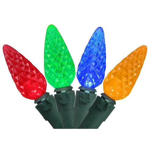 Northlight 70ct C6 Led String Lights Multi-colored - 23' Green Wire ...