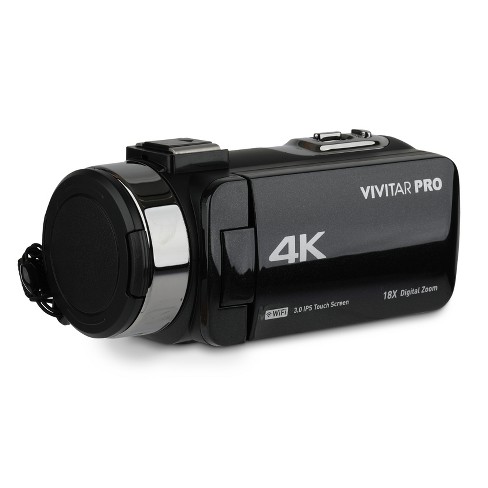 Vivitar 4k Wi-fi Video Hd Camcorder With 18x Digital Zoom And 3” Ips ...