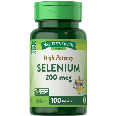 Nature's Truth Selenium 200mcg | 100 Tablets : Target