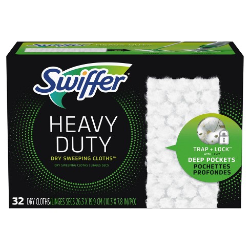Swiffer Sweeper Heavy Duty Multi-surface Dry Cloth Refills For Floor ...
