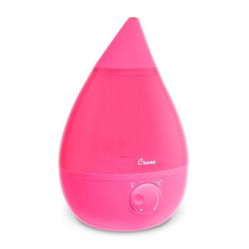 Crane Drop Ultrasonic Cool Mist Humidifier - Pink - 1gal : Target