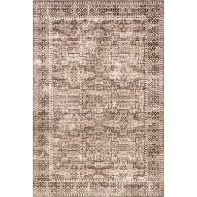Nuloom Gloria Abstract Shag Area Rug 8x10, Beige : Target