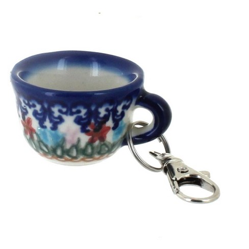 Blue Rose Polish Pottery Garden Of Eden Key Chain : Target