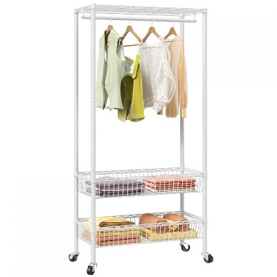 Vipek L40 L Shaped Garment Rack Heavy Duty Clothes Rack Metal Clothing ...