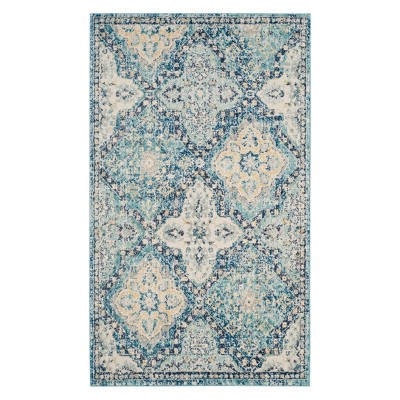 5'x7' Emerald Canton Rug Dark Blue/ivory - Linon : Target